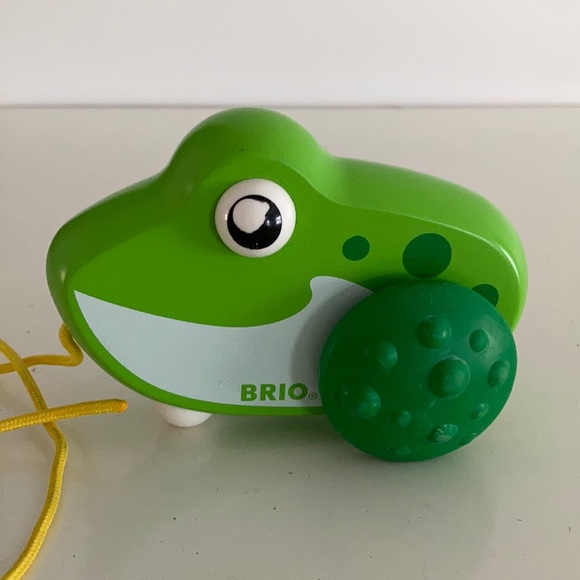 BRIO | Toys | Brio Pull Along Frog | Poshmark
